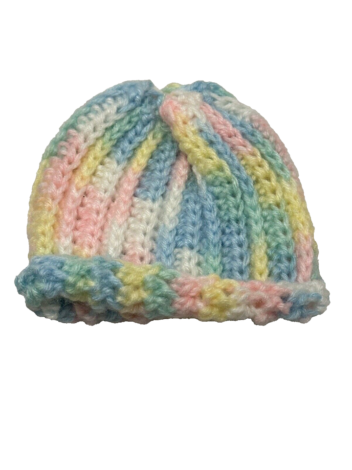 large preemie to small newborn baby hat NEW handmade crocheted yarn | eBay