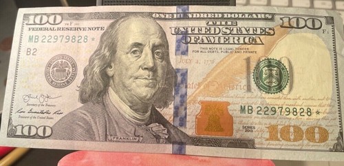 2013 Rare And Unique Serial Number Star Note 100 Dollar Bill Mb ...