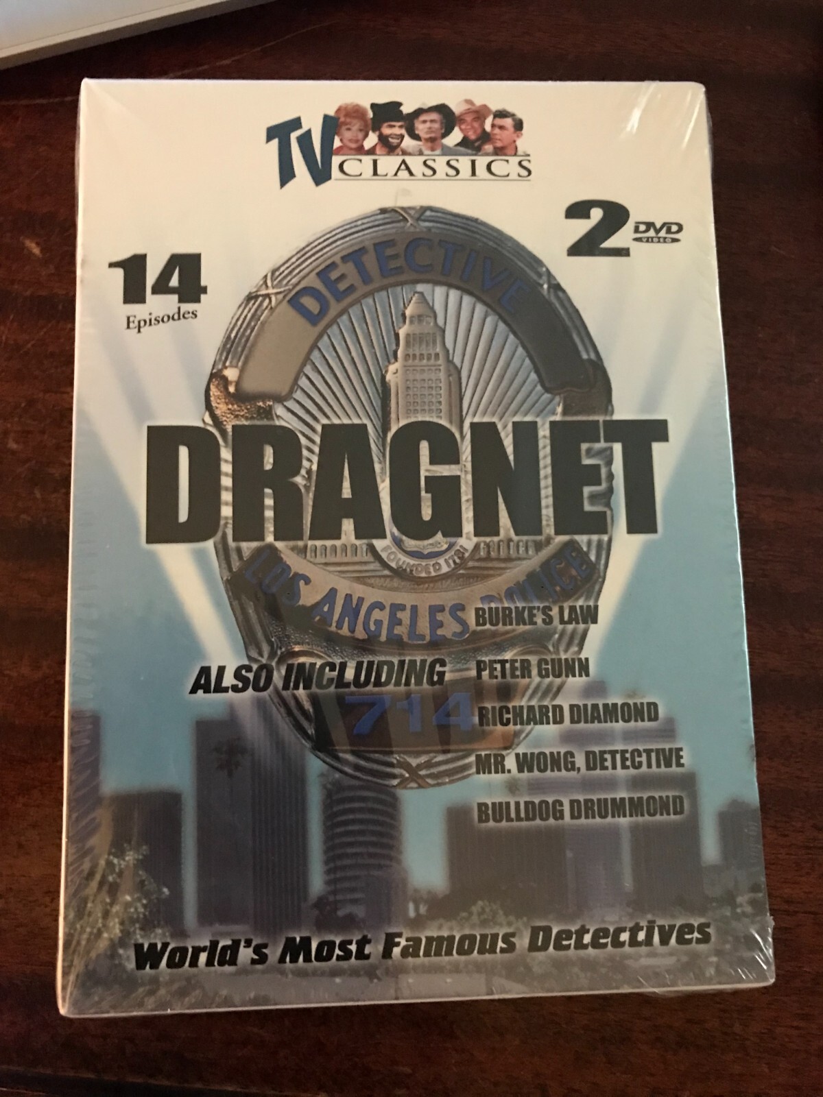 Dragnet 14 Episodes 2 DVD's World's Most Famous Detectives (DVD) RARE ...