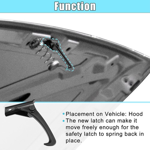 Hood Safety Catch Latch Hood Lock Hook 55395654AA for Jeep Wrangler ...