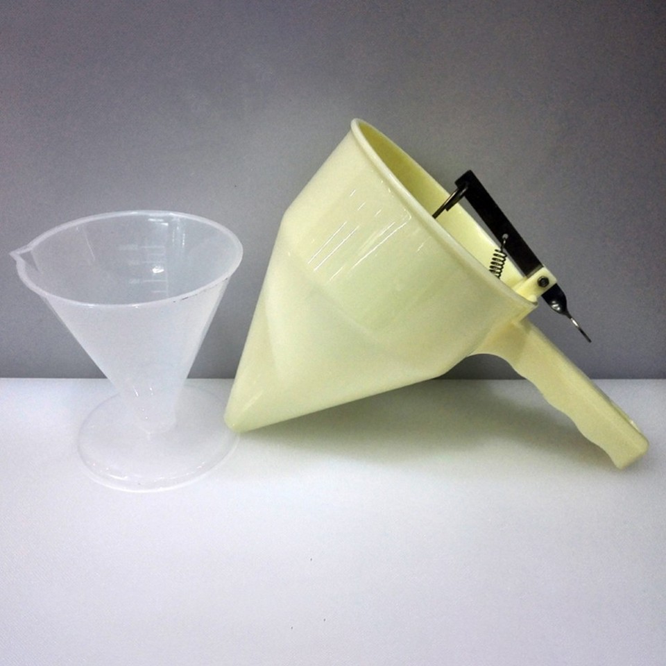 Conical Manual Press Funnel Dispenser Kitchen Baking Utensil Random ...