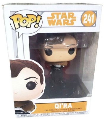 Funko Pop! Star Wars QiRa Vinyl Bobble-Head Figure #241 Collectible In ...