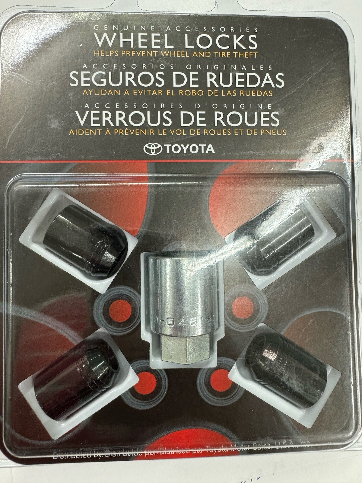 OEM Genuine Toyota FRS GR 86 Wheel Lock Set Black 4 Pc PT276-18220-02 ...