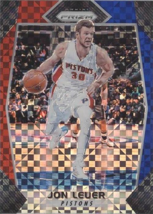 2017-18 Panini Prizm - Jon Leuer #178 Red White & Blue Prizm for sale ...