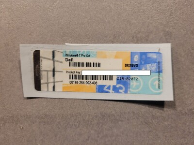 Windows 7 Professional OA - Lizenz Key Aufkleber OA Produkt Key | eBay.de