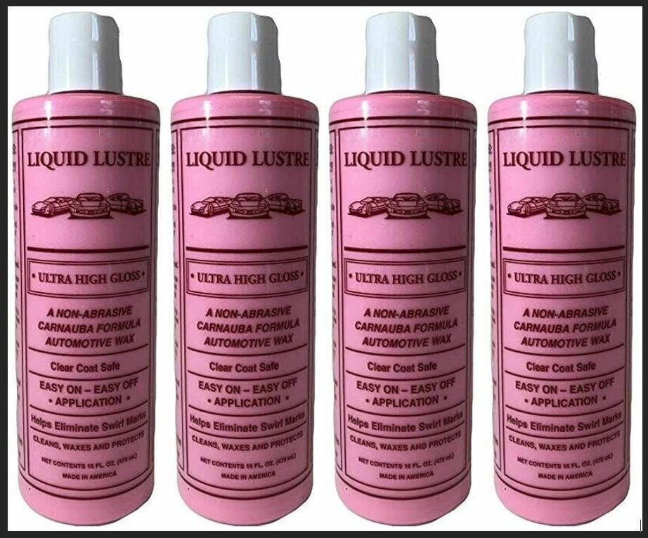 Liquid Lustre Pink Automotive Car Wax 4-Pack 16oz | eBay