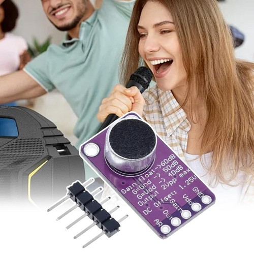 MAX9814 Microphone AGC Amplifier Module Low-noise Microphone Bias D7P1 ...