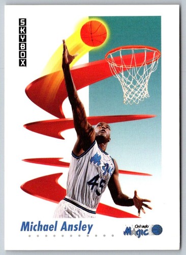 1991 SkyBox Michael Ansley #201 Orlando Magic Basketball Card | eBay
