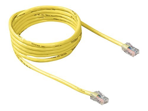 BELKIN COMPONENTS A3L781-03-YLW BELKIN 3 FEET YELLOW CAT5E CRIMP PATCH ...