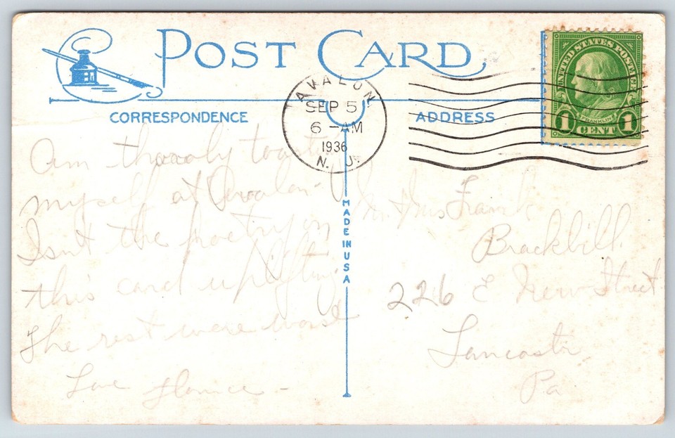 Poem, The Sea, Barry Cornwall Vintage Postcard | eBay