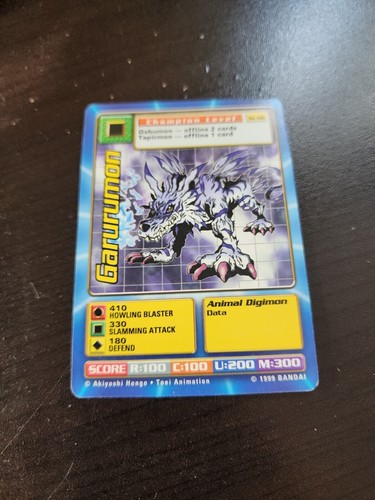 Bandai Digimon Trading Card Starter Deck 1 Garurumon St-06 | eBay