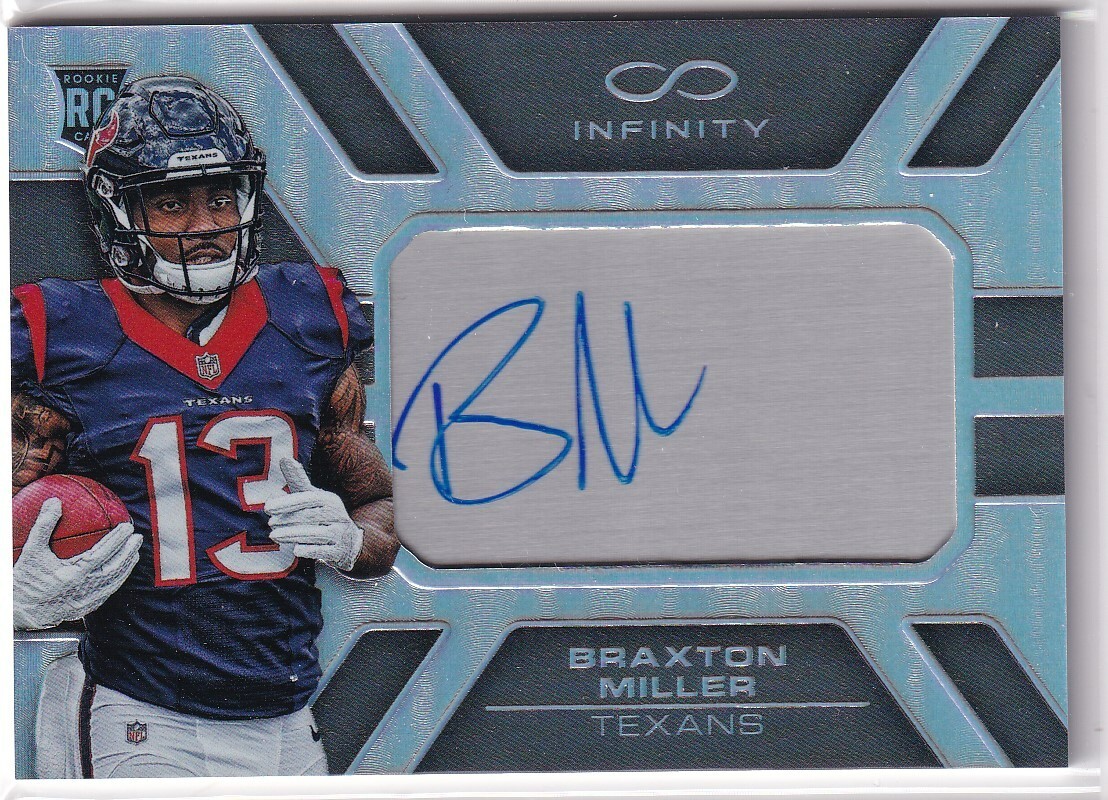 BRAXTON MILLER 2016 Panini Infinity Autograph #196 RC 52/288 Texans | eBay