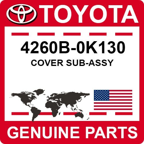 4260B0K130 Genuine Toyota Cover Sub-assy 4260b-0k130 for sale online | eBay