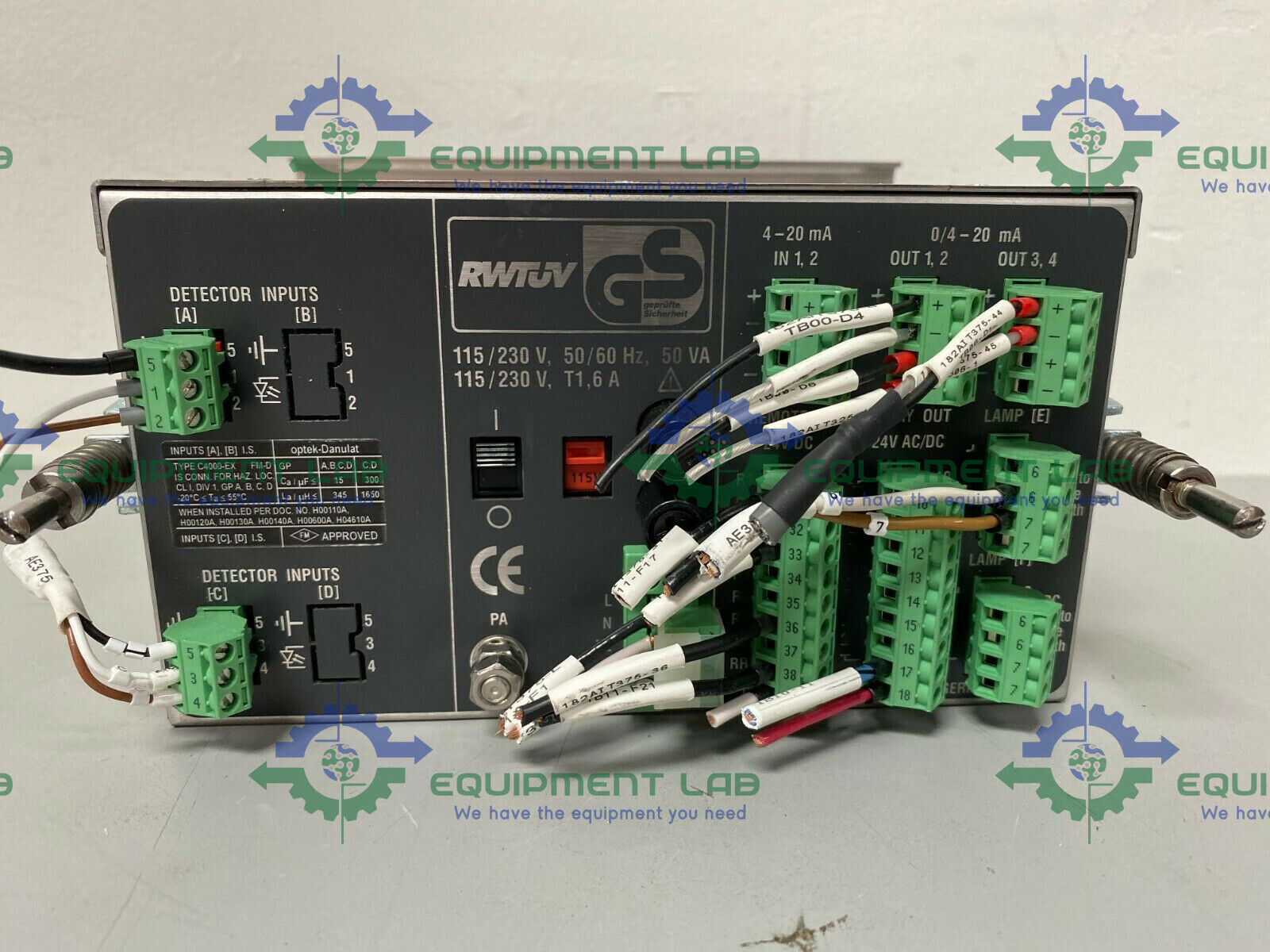 Optek Control 4000 C4222-EX FM-D Photometric Analyzer Converter 115 ...