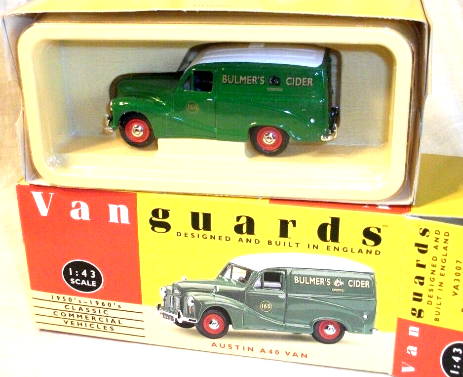 Vanguards, Austin A40 Van. Bulmer's Cider. Diecast Model. Mint & Boxed ...