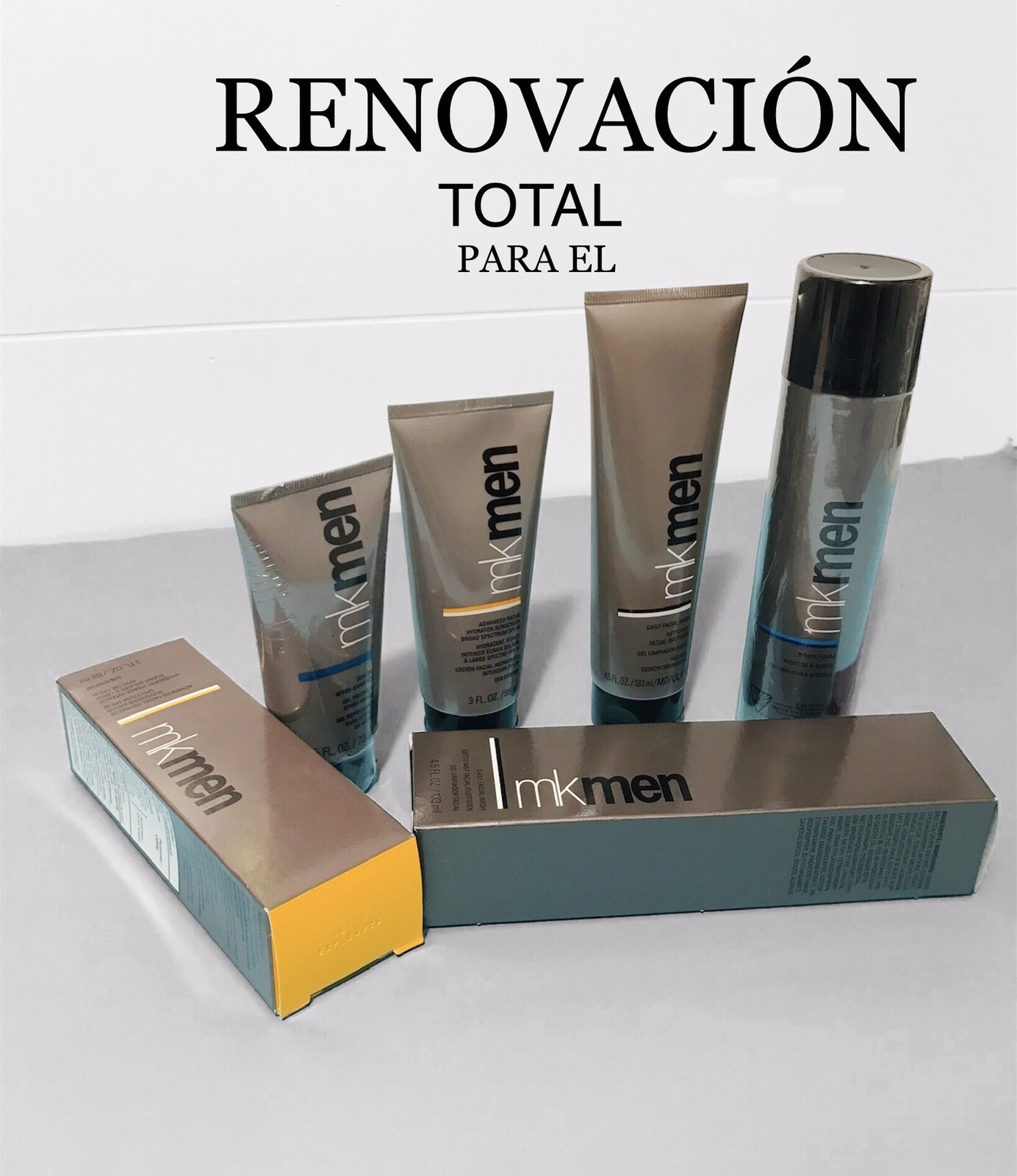 MKMen® Skin Care Regimen / Cuidado Facial Hombre SET Mk | eBay