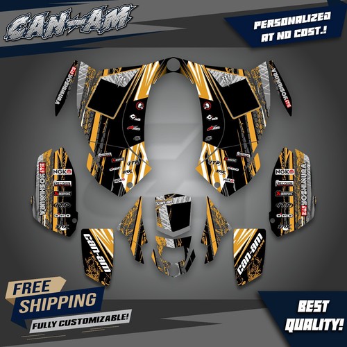 Graphics and Decals Kit for CAN AM OUTLANDER G2 - ATV Customization | eBay