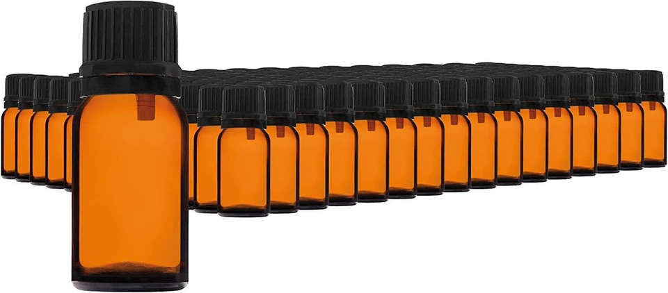 10Ml-192Pz Di Flacone Con Contagocce - Piccolo Flacone Di Vetro Ambrato ...