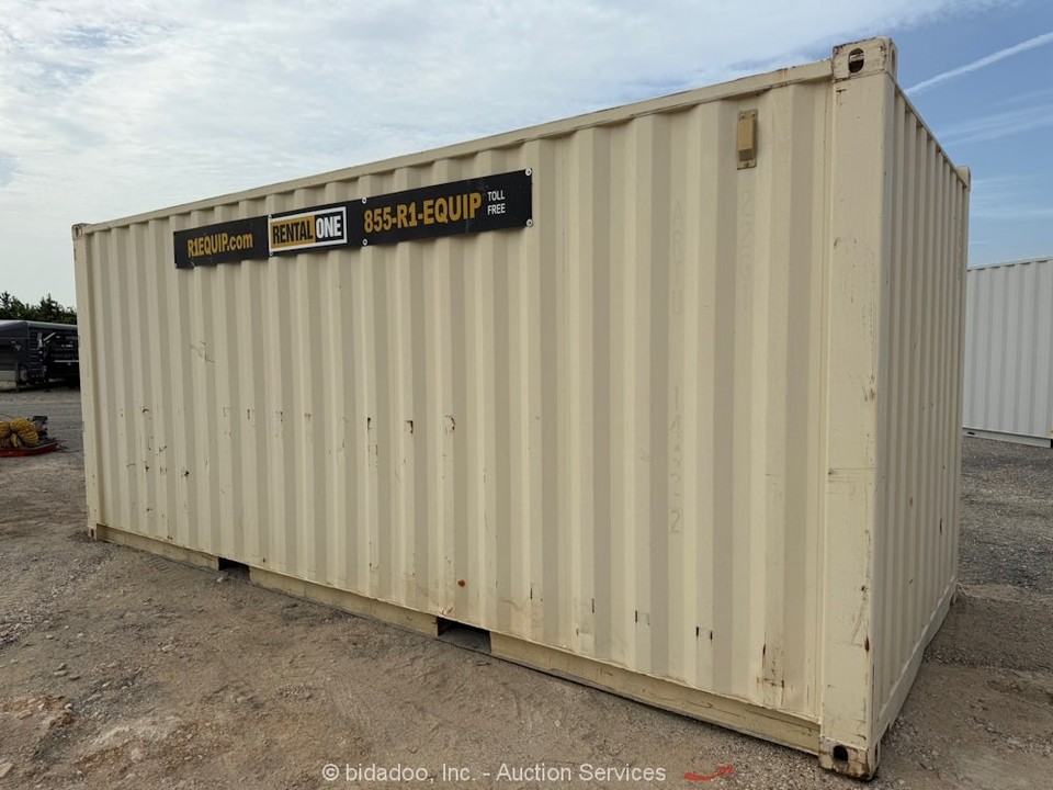 Container 20' 20' Container Rear Door Access bidadoo | eBay