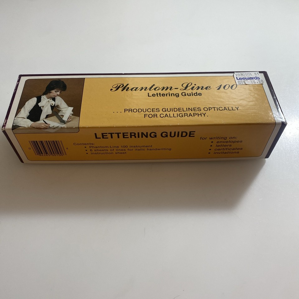 VTG Phantom Line 100 Optical Lettering Guide No Instructions zars | eBay