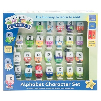 Alphablocks Alphabet Character Set With Sounds And Activity Book Ideal ...