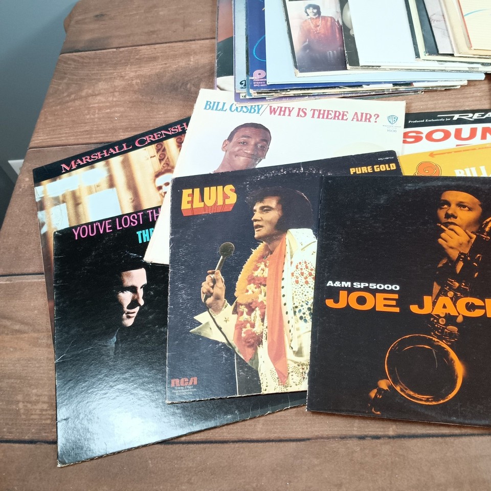 Vintage Vinyl Record Collection Lot 10 albums Jazz Rock Pop George ...