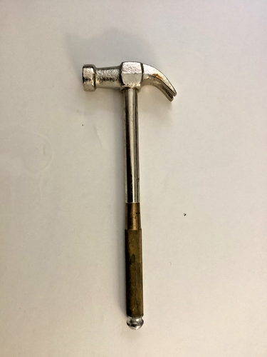Vintage GAM 5 in 1 Nesting Hammer Screwdriver Multi Tool w/ Brass ...