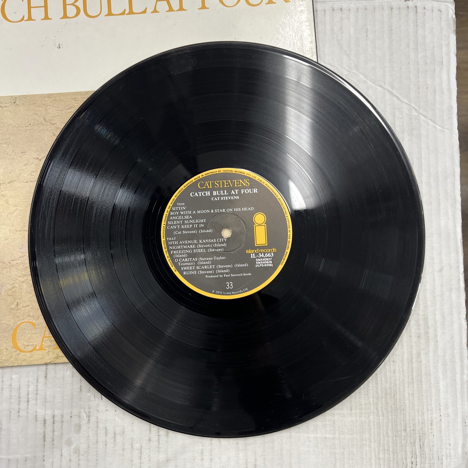 Cat Stevens - Catch Bull At Four LP Original Vinyl Record Album | eBay ...