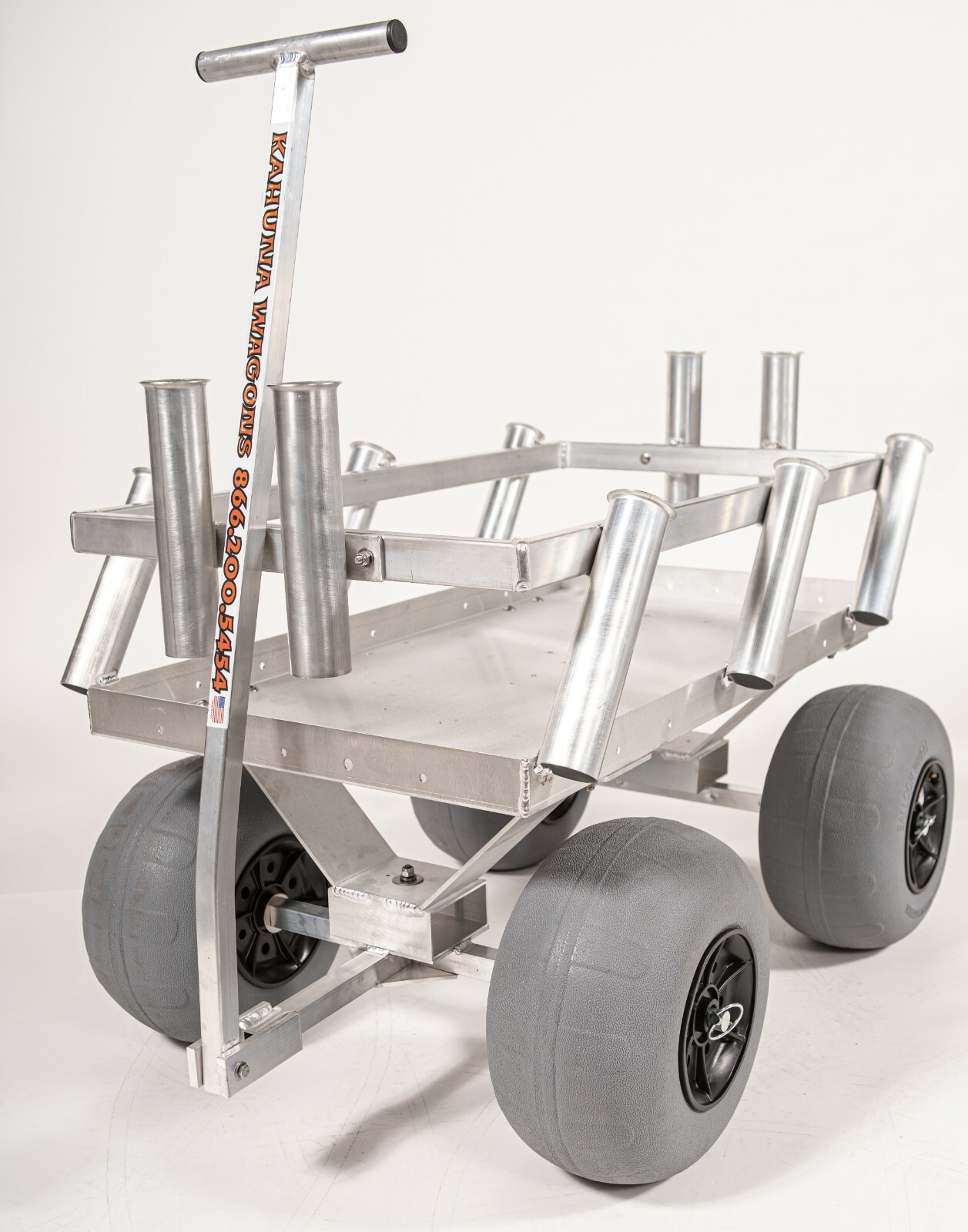 NEW! THE SIDEKICK!-World's Best Surf Fishing & Beach Cart-10 Rods ...