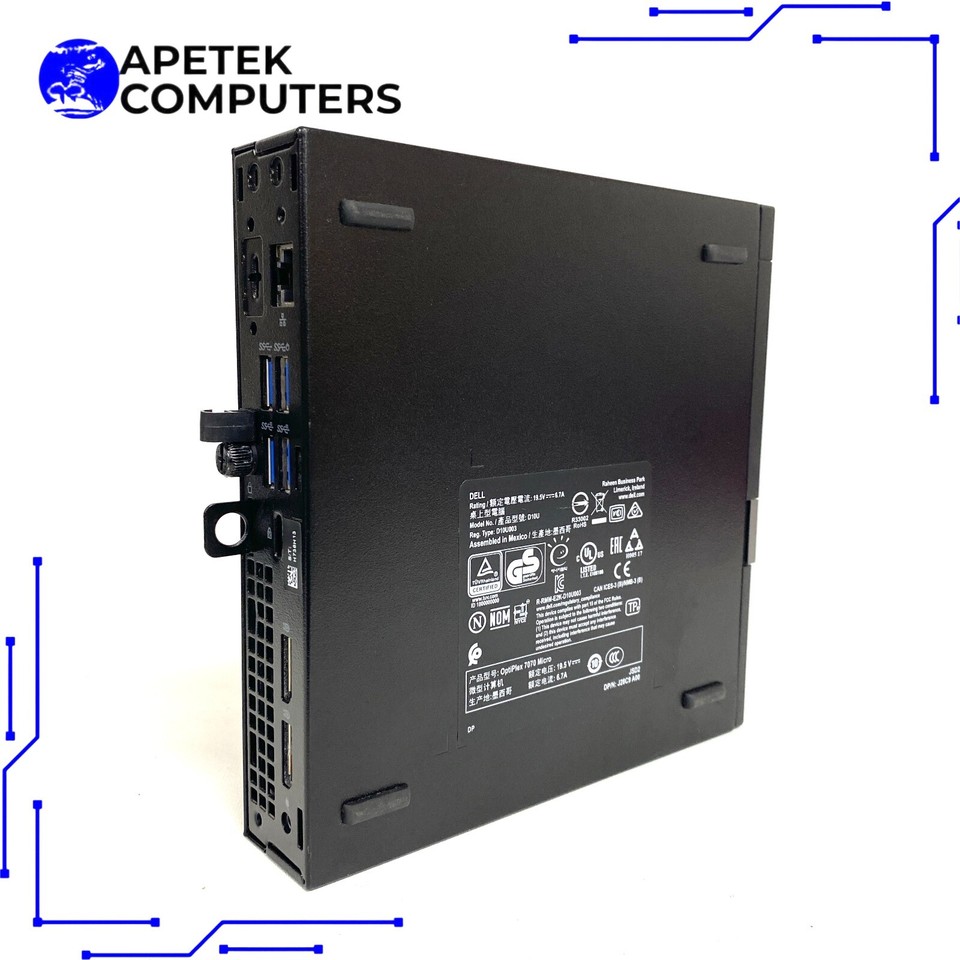 Dell Optiplex 7070 | i5 | 16GB RAM | 256GB SSD | Windows 11 Pro | NO ...