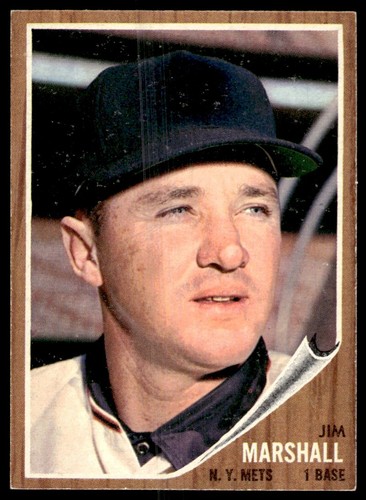 1962 Topps Jim Marshall + New York Mets #337 | eBay
