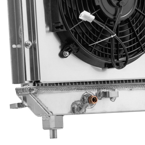 4 Row Aluminum Radiator&Shroud Fan For 2010-2011 Chevy Camaro 6.2L V8 ...