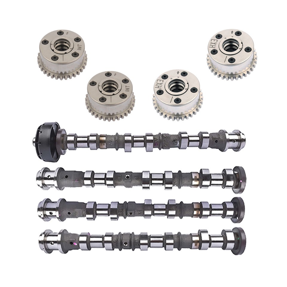 4x Camshaft & 4x Cam Phasers Kit Fits Chrysler Jeep Dodge Ram 3.6L ...