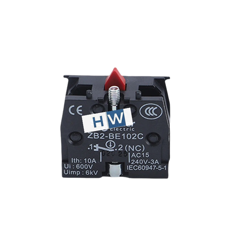 5/Piece NEW ZB2BE102C ZB2-BE102C 1NC Normally Closed Button Contact ...