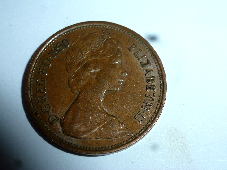 1980 NEW PENCE 2p British Elizabeth II Coin Rare | eBay