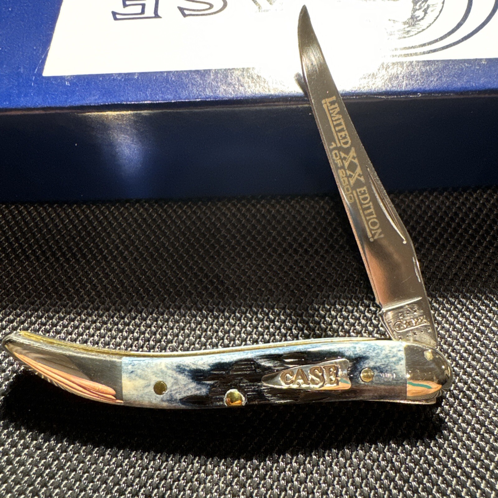 Case XX 2002 610096 Blue Bone Arrowhead Toothpick Limited Edition 💙 1 ...