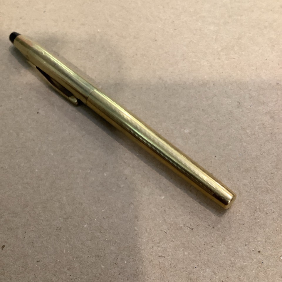 Vintage CROSS 1/20 10K Gold Filled Ballpoint Pen Made In USA Works | eBay