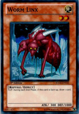 Worm Linx HA02-EN023 Yu-Gi-Oh! Card Light Play 1st Edition | eBay
