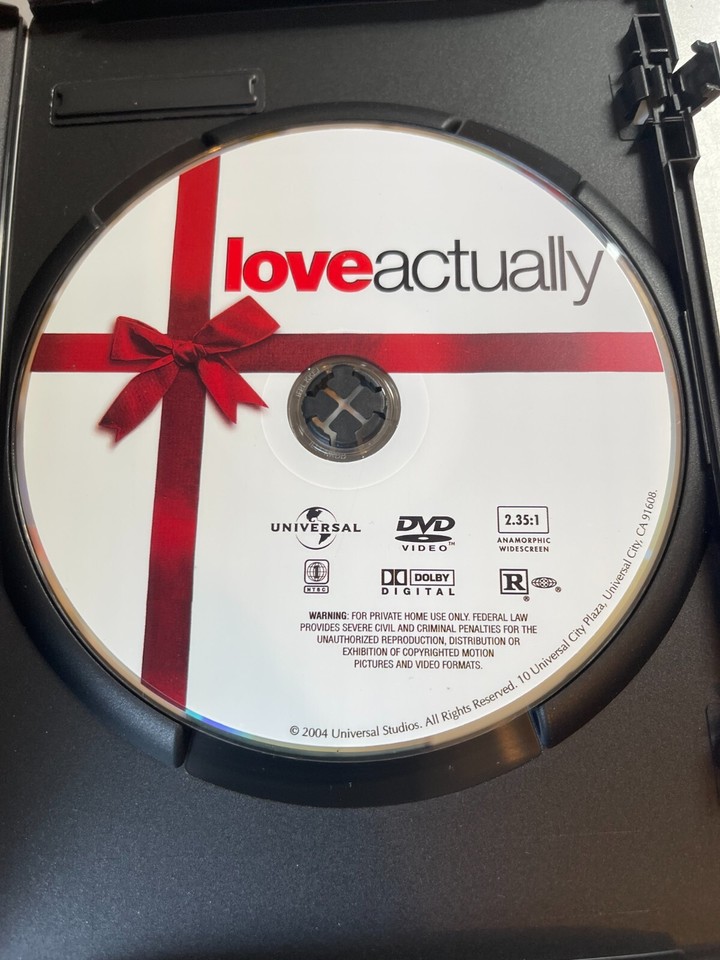 Love Actually (DVD, 2004, Widescreen) Hugh Grant ~ Bill Nighy ~ LIam ...