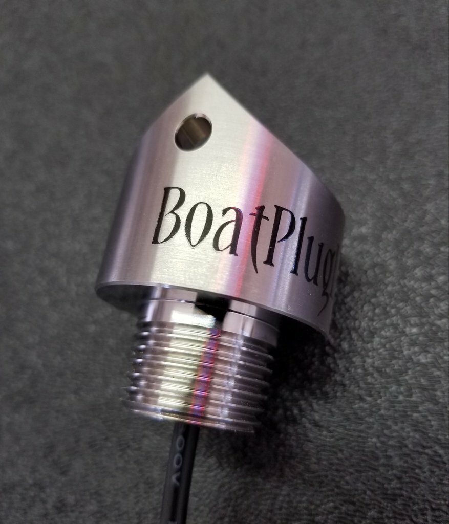 GREEN GTS LED BOAT DRAIN PLUG LIGHT 1200 LUMEN UNDERWATER TRANSOM ...