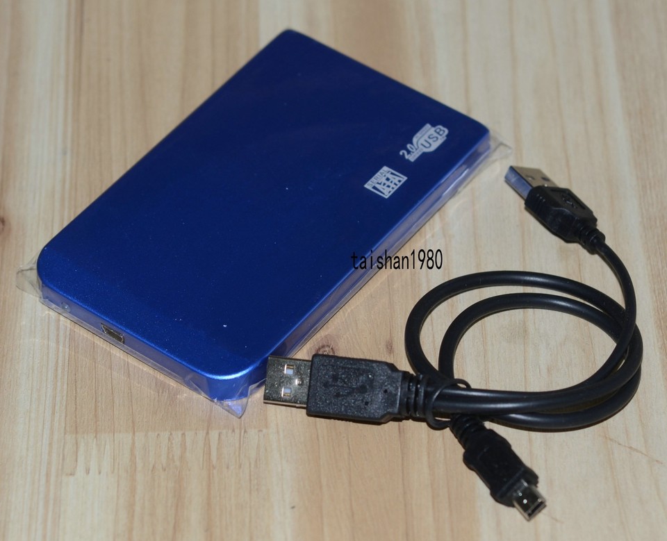 blue USB2.0 100GB External Hard Drive HDD Portable Laptop Mobile Hard ...