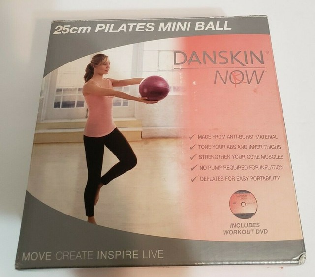 Danskin Now 25cm Pilates Mini Ball With Workout DVD for sale online | eBay