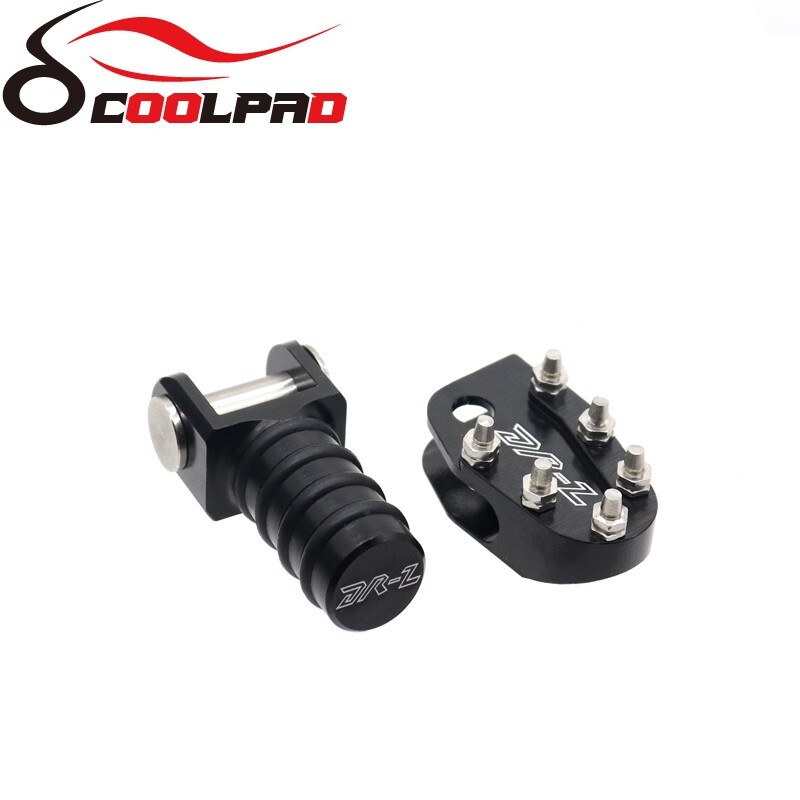 Rear Cleats Brake Pedal & Shifting Lever Toe Peg For SUZUKI DR-Z400SM ...