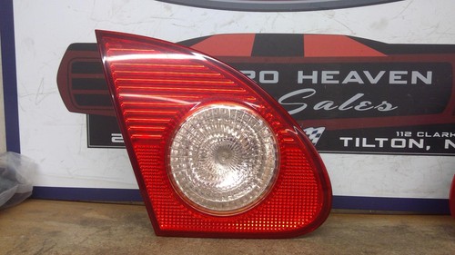 INNER LID MOUNTED Tail Light TOYOTA COROLLA Left 03 04 05 06 07 08 LH ...