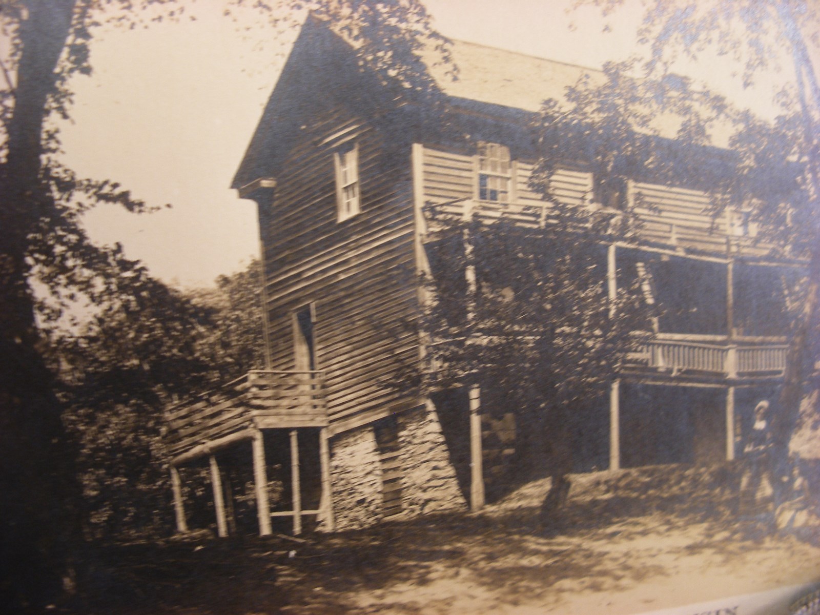 Real Photo Postcard RPPC Old Dell House Wisconsin Dells Wisconsin WI ...