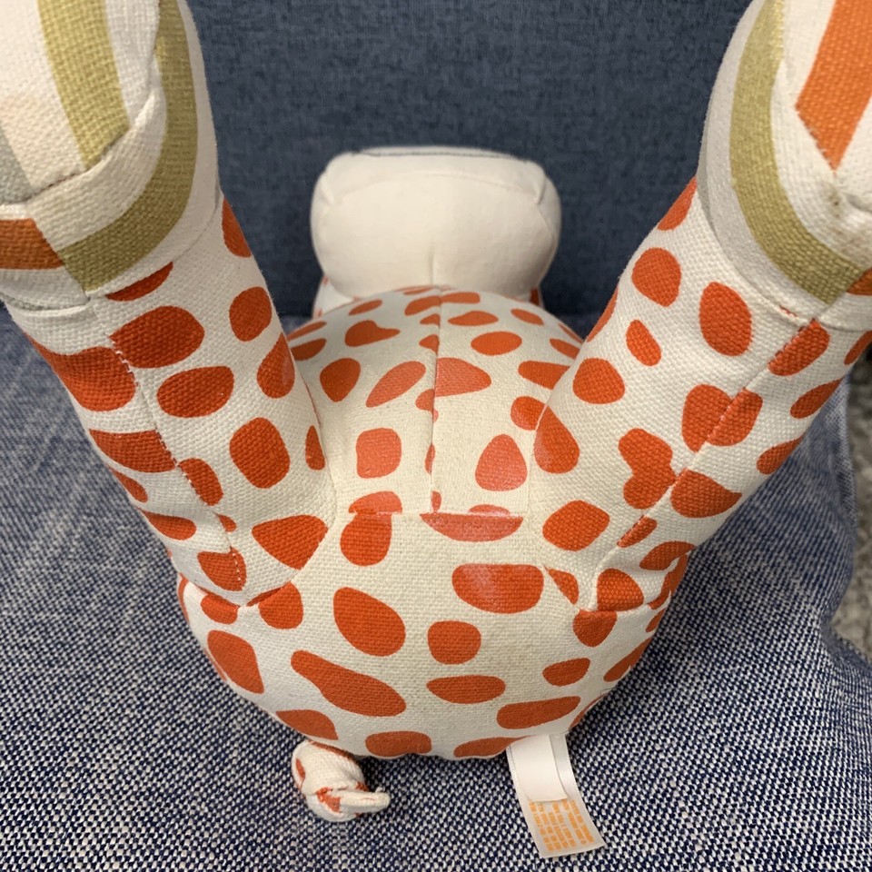 GIRAFFE Stuffie 2008 Target Plush 11” Orange Spots Canvas Plush Plushie ...