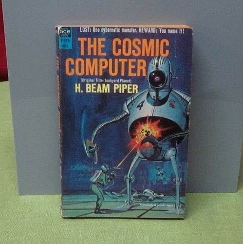 COSMIC COMPUTER paperback book 1963 science-fiction pulp novel H Beam ...