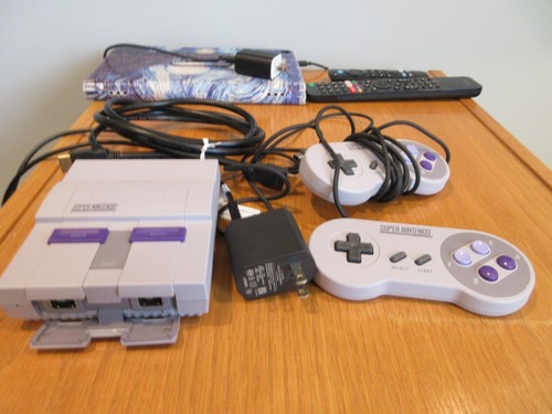 AUTHENTIC SUPER NINTENDO SNES CLASSIC MINI CONSOLE BUILT-IN 21+ 18 ...