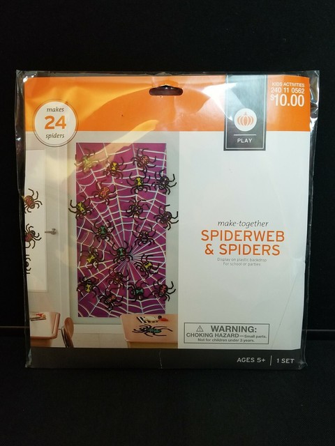 Halloween Spiderweb & Spiders Make Together Craft Kit 2013 Target for ...