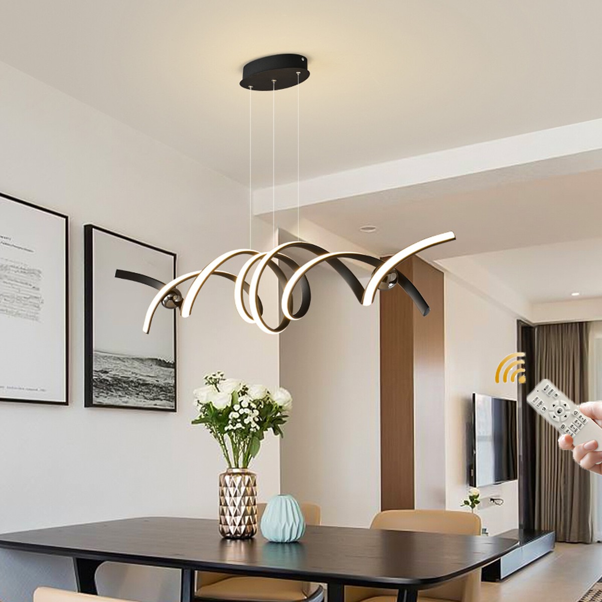 Contemporary Lighting Dining Room